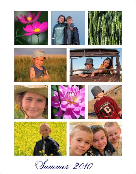 Fotofast 8 x 10 Collage with 10 images - Fotofast