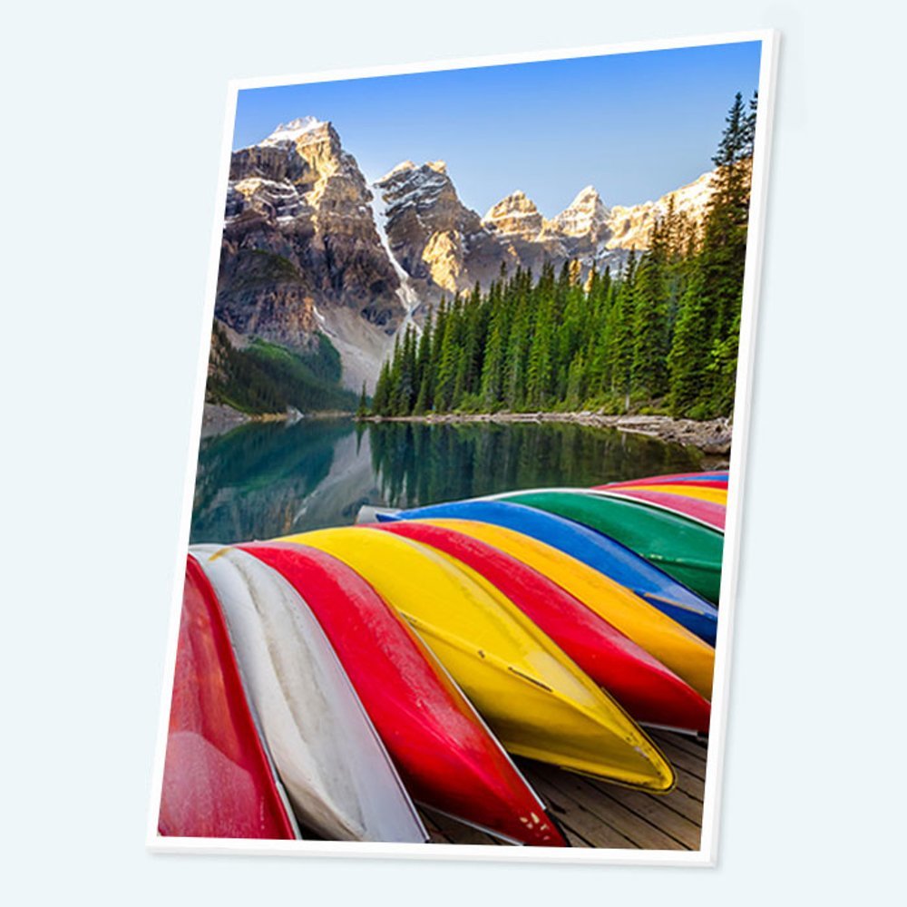 Plaking 16" x 20" Vertical Plakmount with White Edge - Plaking