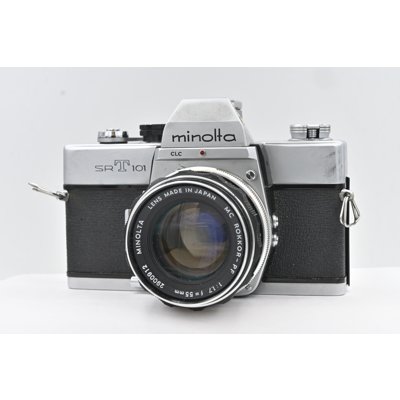 Minolta SRT 101 camera body w/ 55mm f1.7 lens - The Photo Center Minolta SRT 101 camera body w/ 55mm f1.7 lens - The Photo Center
