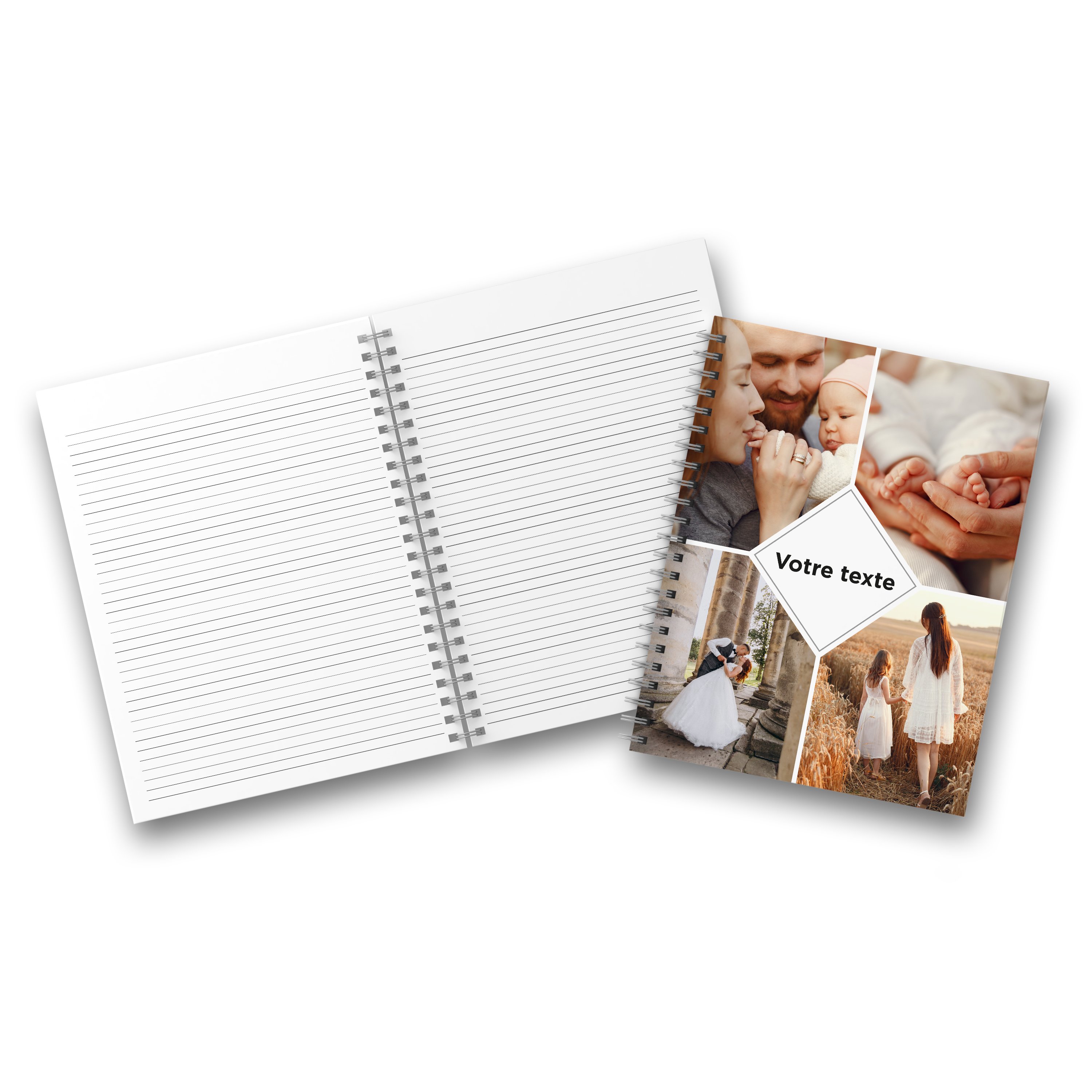 Buropro Cahier de note - Modèle 3 (intérieur ligné) - Buropro