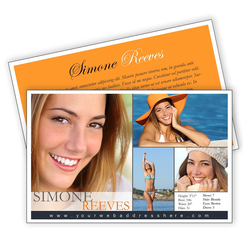 Comp Card 5½x8½ 2-Sided - Style HC - Fromex Photo & Digital