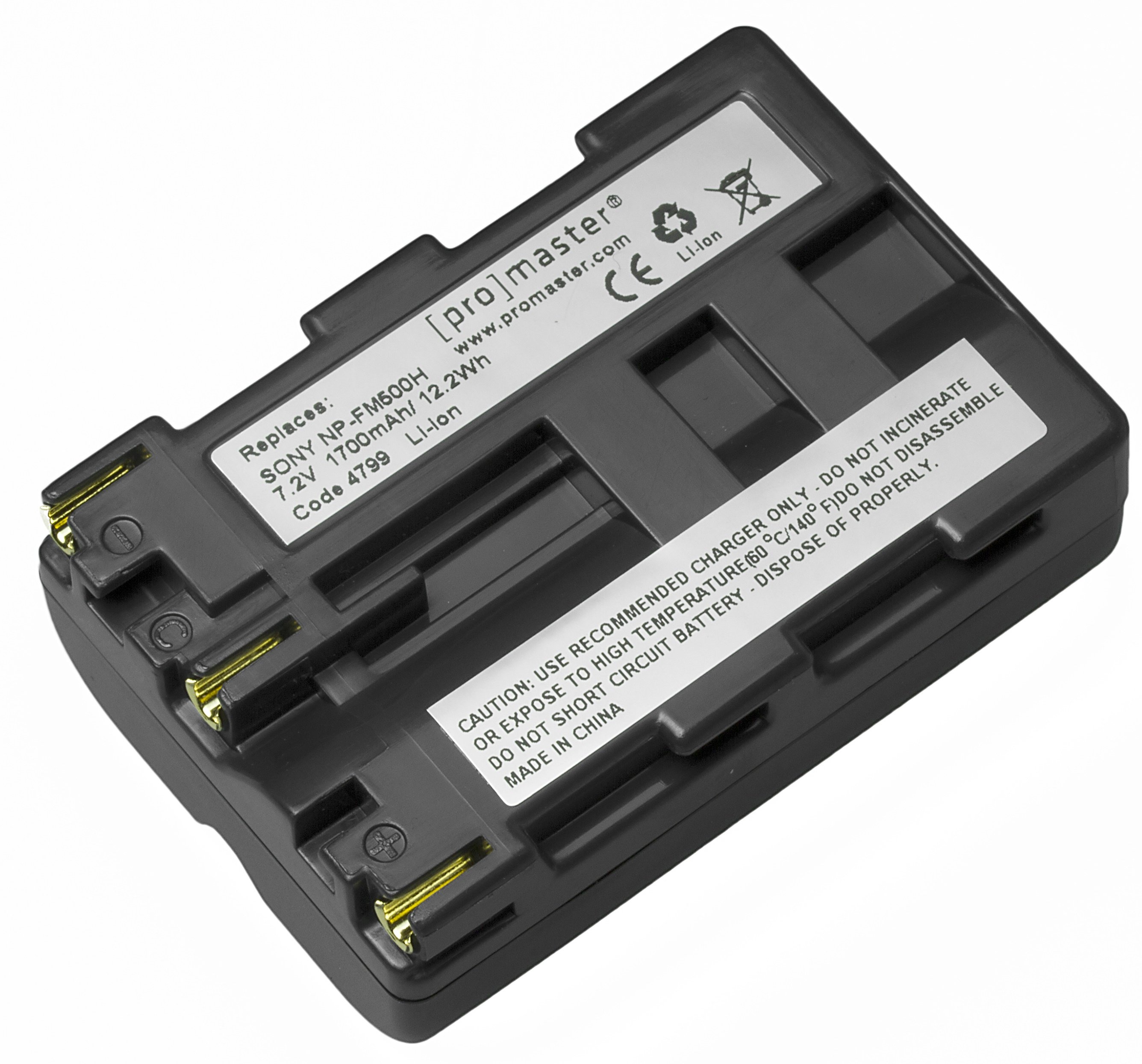 ProMaster NP-FM500H XtraPower Lithium Ion Replacement Batter for Sony ...